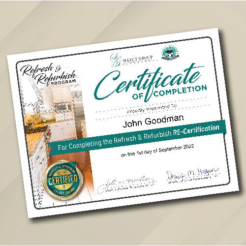 Refresh and Refurbish